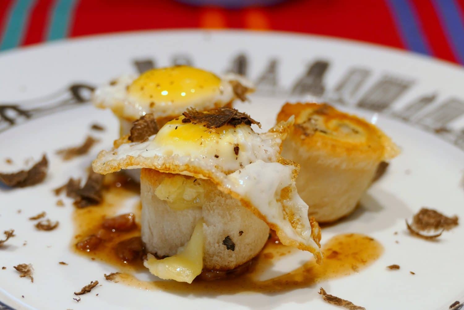 Mini croque madame à la truffe du chef Fabrice Idiart - Paysbasque.net